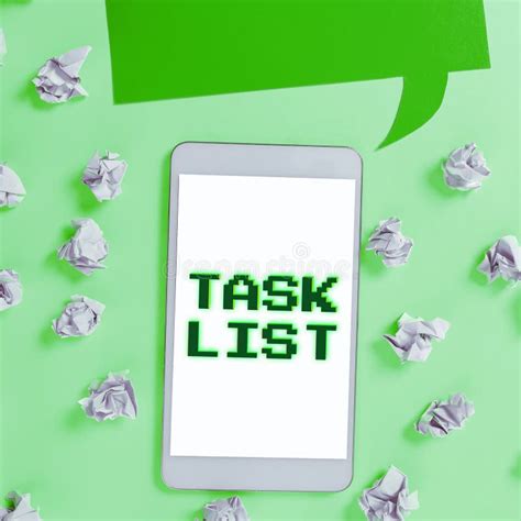 Text Showing Inspiration Task List Business Idea Planification