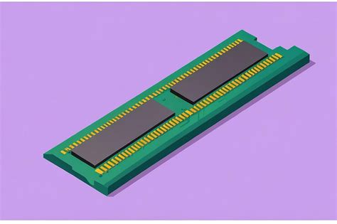 Isometric Ddr Illustration Modern Ram Technology Vector Graphic Element