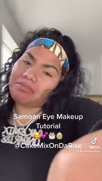 Samoan Eye Makeup Tutorial”💕🎂🧁 Samoanmakeuptutorial Nickiminaj