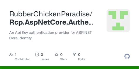 github rubberchickenparadise rcp aspnetcore authentication apikey an