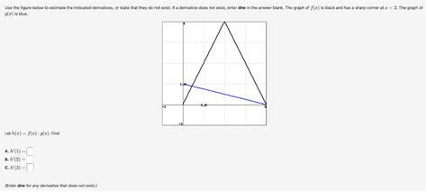 Solved G X Is Blue Let H X F X G X Find A H B Chegg Com