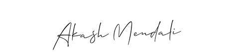 86 Akash Mendali Name Signature Style Ideas Creative E Sign