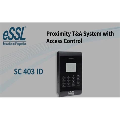 ESSL SC RFID Access Control System At Rs In Gurugram ID