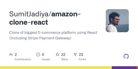 Github Sumitjadiyaamazon Clone React Clone Of Biggest E Commerce