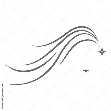 Hair Logo Vector Illustration Stock Vector Adobe Stock