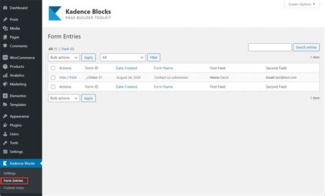 Creating A Contact Form With Kadence Blocks Webtng