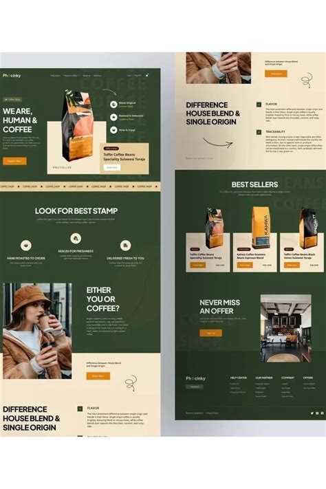 Coffee Landing Page E Commerce Landing Page Best Landing Page Design Best Landing Page