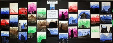 Monochromatic Landscape Art Lessons The Dock For Learning