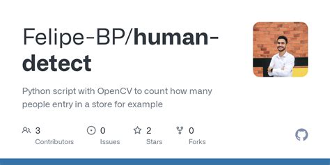 GitHub Felipe BP Human Detect Python Script With OpenCV To Count How Many People Entry In A