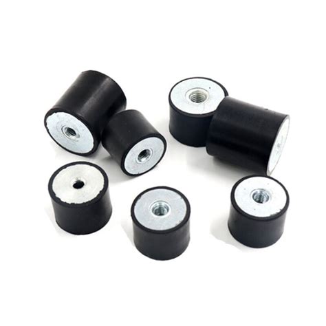 M8 M10 Anti Vibration Rubber Isolator Mount Female Thread Anti Vibration Bobbin Isolator Damper