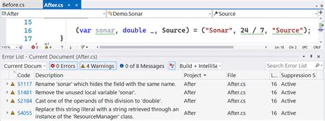 We Now Find Issue In C Tuple Deconstruction Sonar Updates Sonar Community
