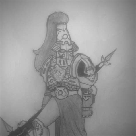 My Second Custodes Oc Shield Captain Alastor Of The Dread Host Candc More Than Welcome R