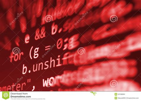 Codifica Dello Schermo Di Programmazione Di Codice Sorgente Pannello Dati Astratto Variopinto