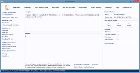 Create A Project Management Database