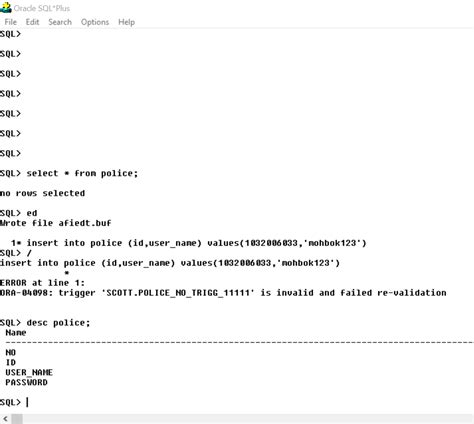 Oracle How Can I Avoid This Error With A Trigger Ive Made It But The Dbms Lost It Stack