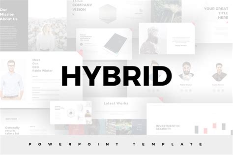 Hybrid Minimal Powerpoint Template ~ Powerpoint Templates ~ Creative Market