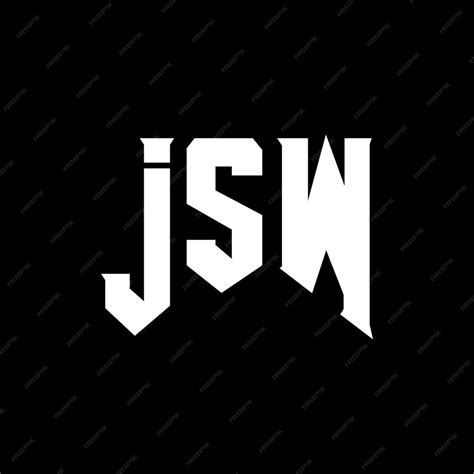Premium Vector Jsw Letter Logo Design For Technology Company Jsw Logo