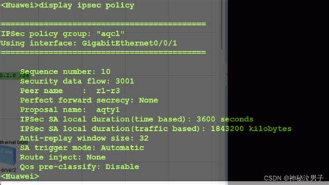 华为ensp中路由器ipsec vpn原理及配置命令 超详解 ensp ipsec csdn博客