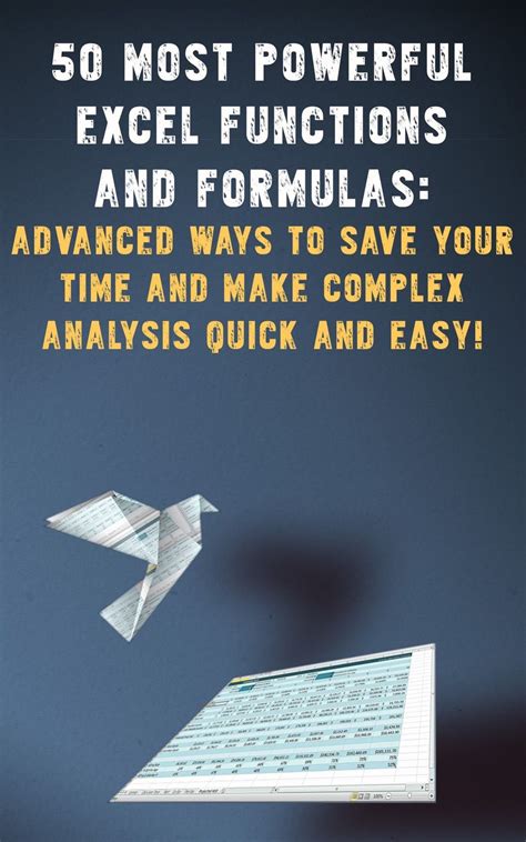 ‎50 Most Powerful Excel Functions And Formulas Complex Analysis