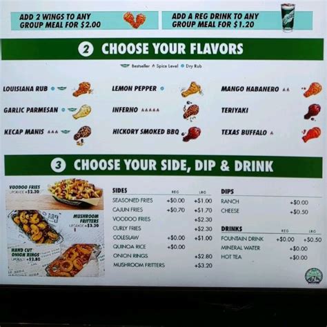 Wingstop Menu Price Singapore 2024
