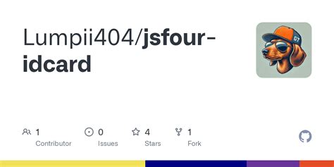 Github Lumpii404jsfour Idcard
