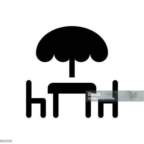 테이블 및의 자 벡터 일러스트 레이 션 솔리드 스타일 아이콘 0명에 대한 스톡 벡터 아트 및 기타 이미지 0명 길거리 음식 레스토랑 Istock