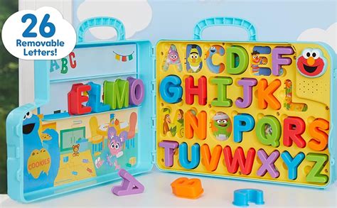 Sesame Street Elmos Learning Letters Bus Activity Board Preschool