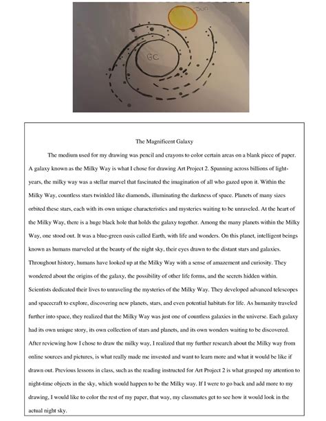 Astro 7n Artproject 2 Project The Magnificent Galaxy The Medium
