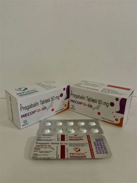 Pregabalin 50mg Tablet At ₹ 1050 Box Pregabalin Capsules And Tablets In Zirakpur Id 2851971571212