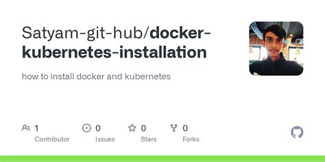 Github Satyam Git Hubdocker Kubernetes Installation How To Install