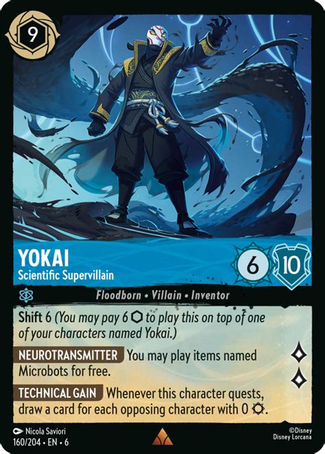 Yokai Scientific Supervillain Mushu Report Lorcana Wiki