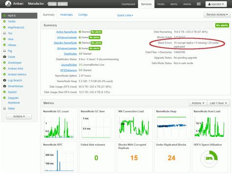 how to handle hdfs blocks with corrupted replicas or under replicated