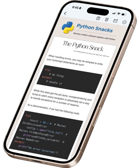 Python Snacks Subscribe