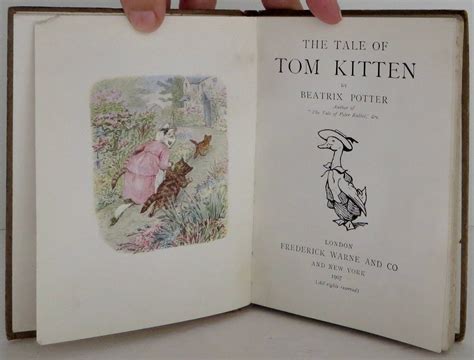 The Tale Of Tom Kitten Beatrix Potter First
