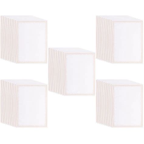 50 Pcs Blank Certificate Paper Writable Printable Certificate Inner