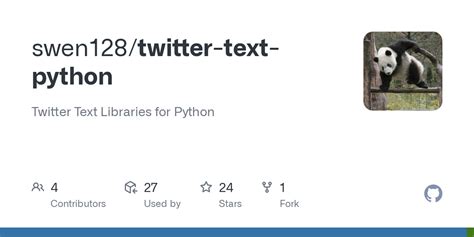 GitHub Swen128 Twitter Text Python Twitter Text Libraries For Python