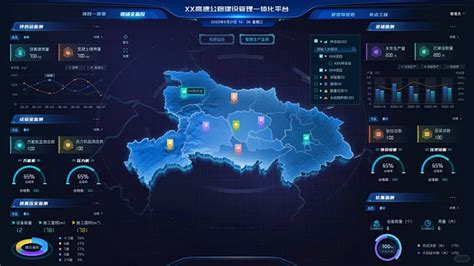 交通可视化大屏设计 小红书 花瓣网