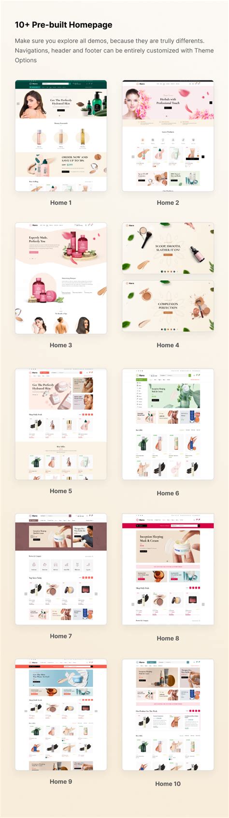Hara Beauty And Cosmetics Shop Woocommerce Theme Webdevbay
