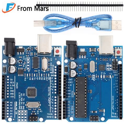 緊湊型 arduino uno r3 mega328p atmega16u2 微控制器板 蝦皮購物