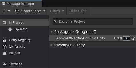 Android Xr Extensions For Unity Quickstart Android Developers