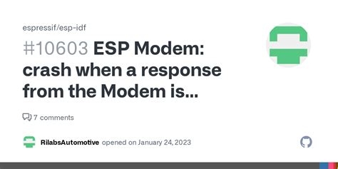 Esp Modem Crash When A Response From The Modem Is Received While Another At Command Is In