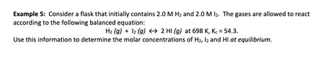 Solved Example 5 Consider A Flask That Initially Contains