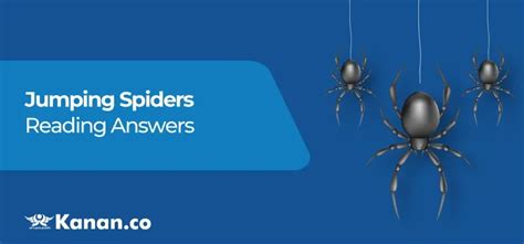 Jumping Spiders Reading Answers