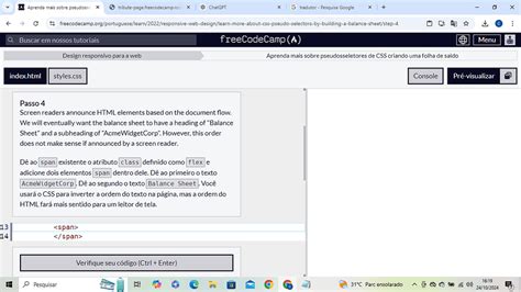 Tradução Com Erro Html Css The Freecodecamp Forum