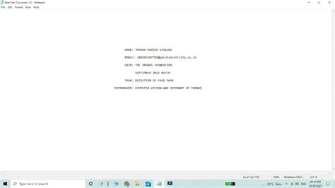 Video Tharun Rakesh Atukuri On Linkedin Task Python Cv Computervision Internship