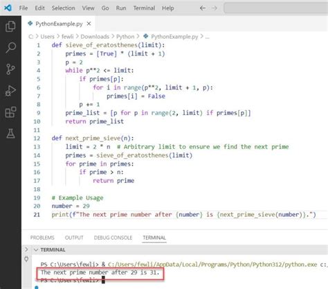 How To Find The Next Largest Prime Number In Python