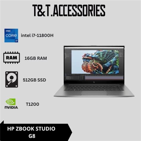 Hp Zbook Studio G I H Gb Gb Nvidia T Laptop Shopee Malaysia