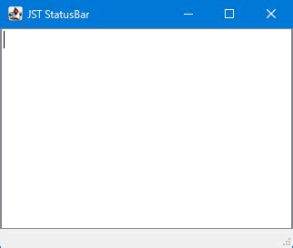 JFrameのリサイズが可能なサイズグリップ付きのステータスバーを作成する Java Swing Tips