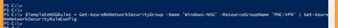 Microsoft Azure Powershell Cloning Coping Or Importing Existing Nsg
