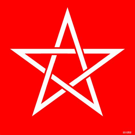 【canvas与艺术】红底白色压边五角星 csdn博客
